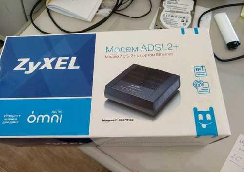 Adsl2+ модем zyxel p-660rt ee