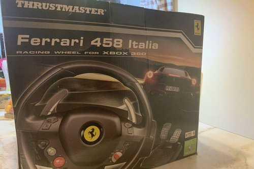 Руль и педали Thrustmaster Ferrari 458 Italia