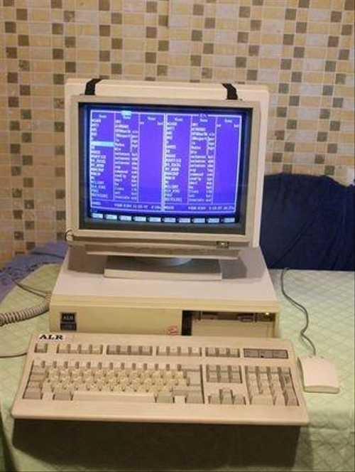 Раритетный американский компьютер ALR 486DX-33