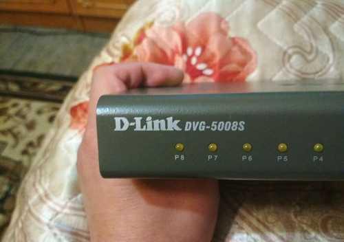 Шлюз SIP VoIP, D-Link DVG-5008S