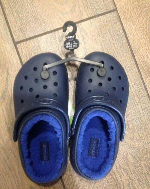 Crocs меховые,C12 новые
