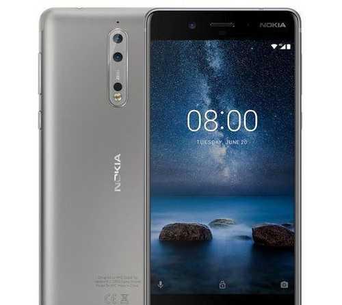 Nokia 8 4/64Gb Матовый стальной
