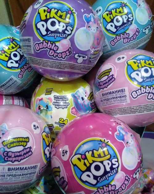 Новая Игрушка Pikmi Pops Bubble Drops, в ассортиме