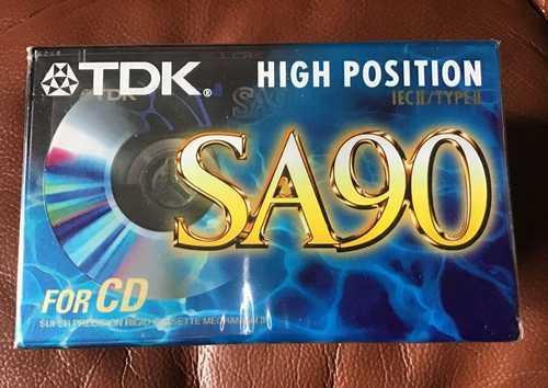 Кассеты TDK SA90 блок из 5 штук