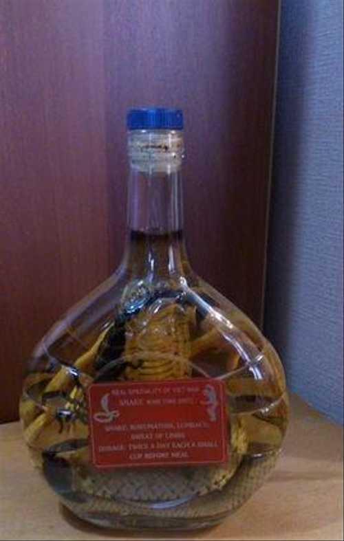 Змея со скорпионом в бутылке
