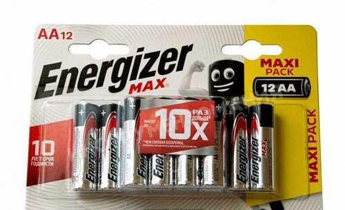 Батарейка AA LR6 12 шт energizer MAX E301531401