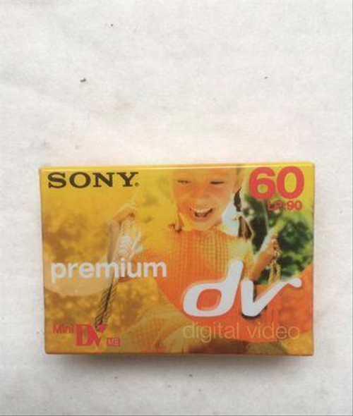 Видеокассета sony MiniDV Premium DVM60 на 60 минут