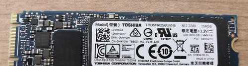 SSD Toshiba thnsnk256GVN8, 256 GB M2