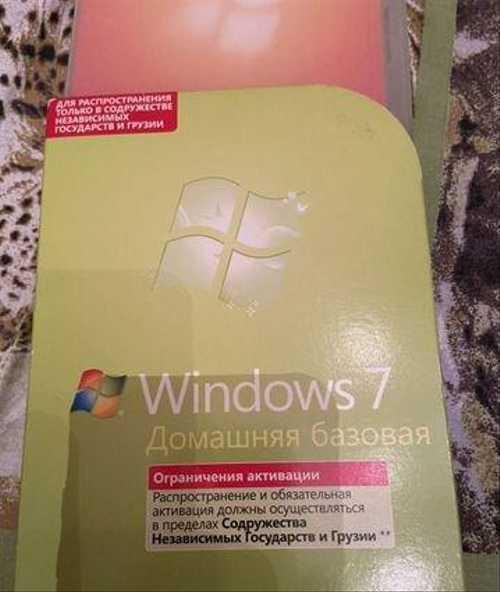 Программное обеспечение windows 7, домашняя базова