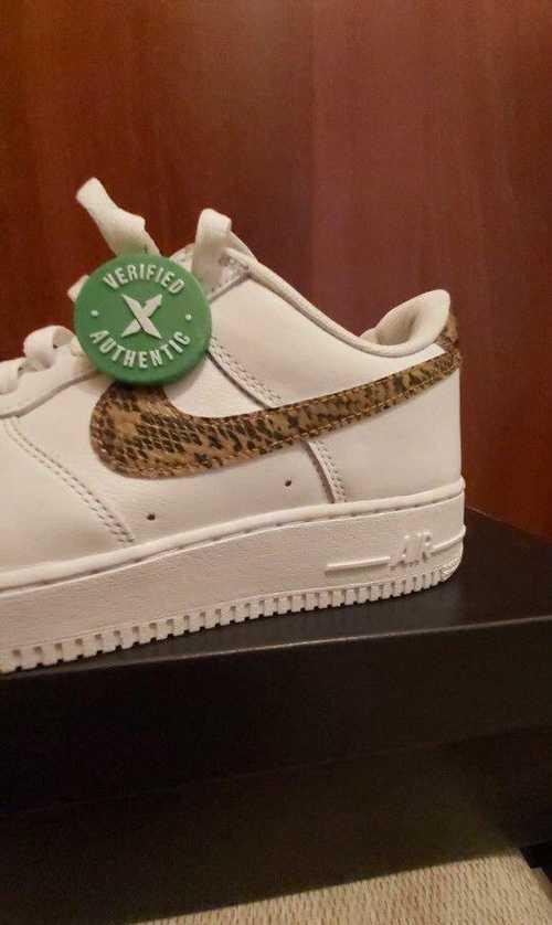 Кроссовки Nike Air Force1 Ivory Snake Новые