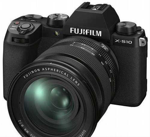 Fujifilm X-S10 kit 18-55 Black новый