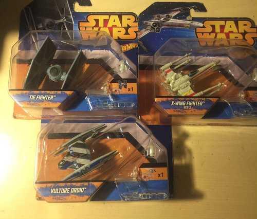 Hot wheels Star Wars starships