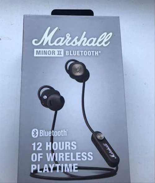 Беспроводные наушники marshall minor 2