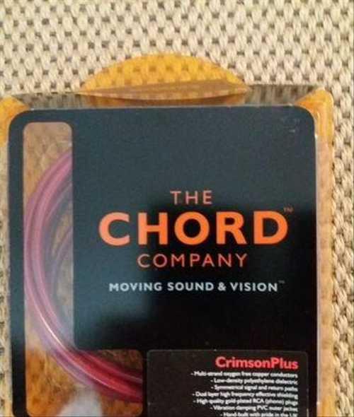 Кабель аудио Chord Crimson Plus