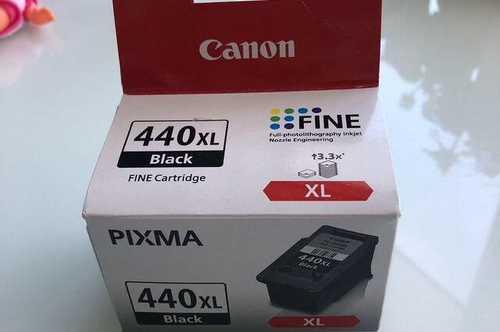 Картридж для canon pixma 440 xl black
