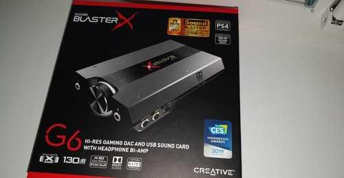 Звуковая карта / цап Creative Sound BlasterX G6