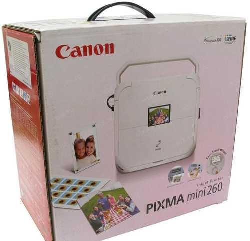Принтер Canon mini260 для печати фотографий 10х15