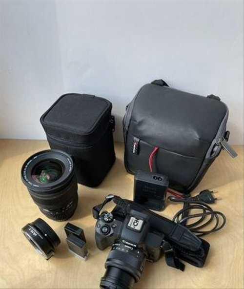 Canon m50 + sigma 24-70 2.8 + Viltrox speedbooster