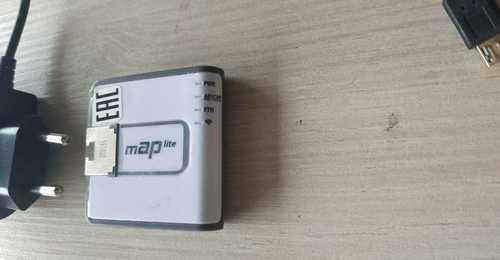 Mikrotik mAP lite (wi-fi точка доступа)