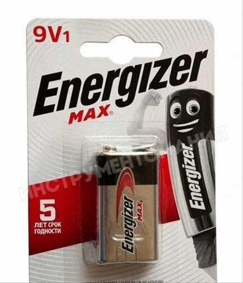 Батарейка крона 6LR61 energizer MAX E301531801