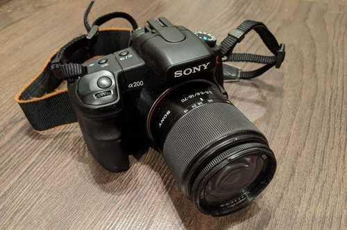 Фотоаппарат зеркальный Sony A200