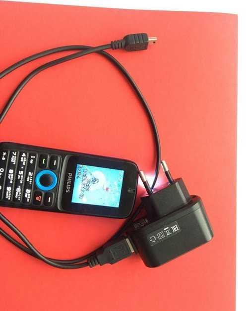 Телефон 2 sim philips e1500