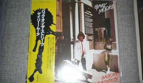 LP gary moore 1979 back ON THE streets japan