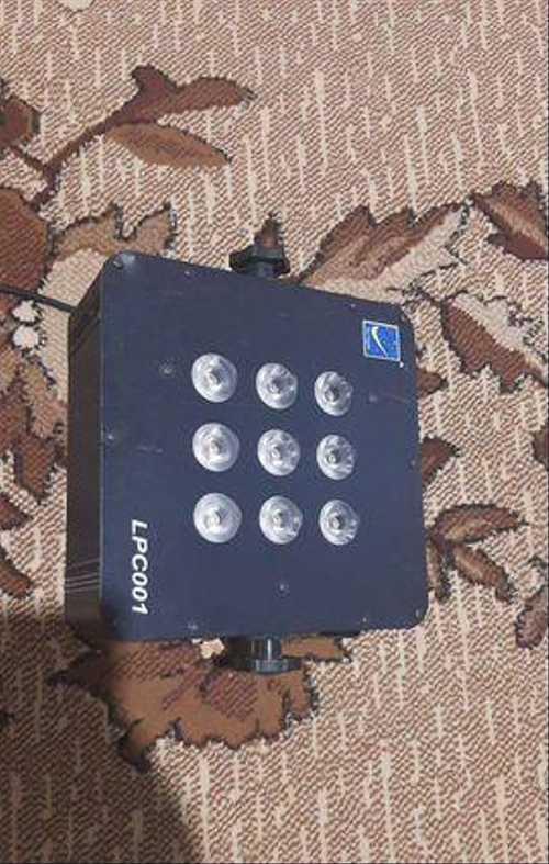 Светодиодный прожектор LPC 001,световая музыка
