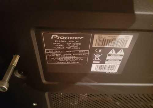 Телевизор плазма Pioneer pdp-436PE