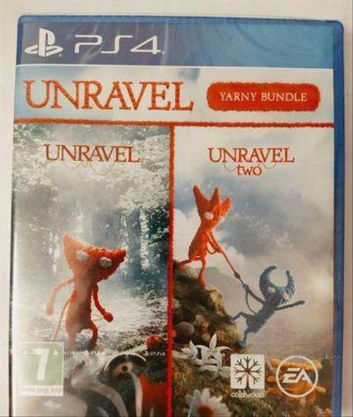 Игра PS 4 PS 5 Unravel/Unravel Two новая в блистер