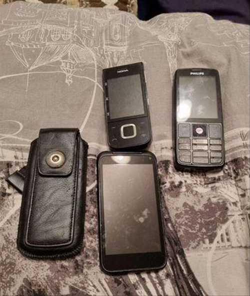 Мобильные телефоны Nokia, Philips, HTC