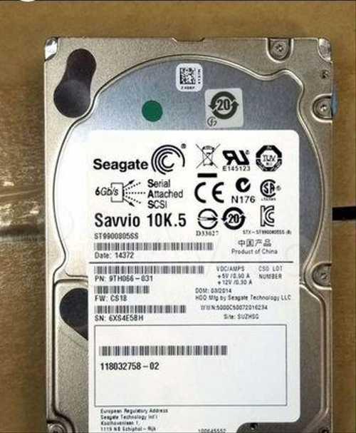 Жесткий диски Seagate Savvio 10K.5 Модель: ST99008