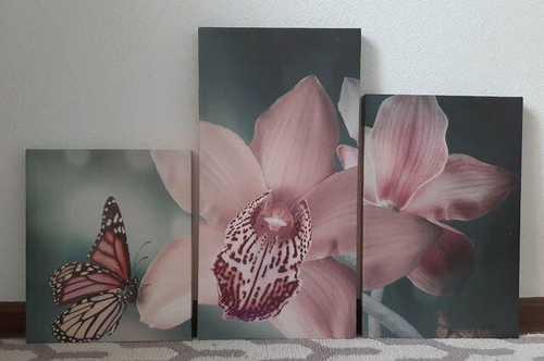 Модульная картина "Орхидея"