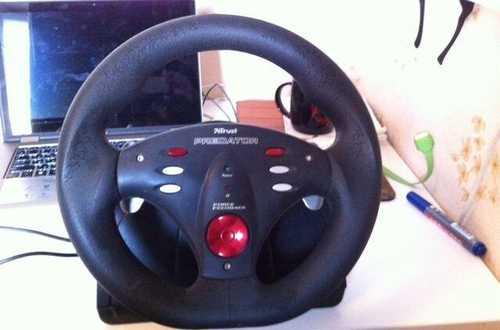 Trust predator. Trust Predator руль. Trust Force feedback Steering Wheel GM-3500r. Руль Trust GM-3400 Predator. Игровая приставка с рулем и педалями Траст GM 3500 R.