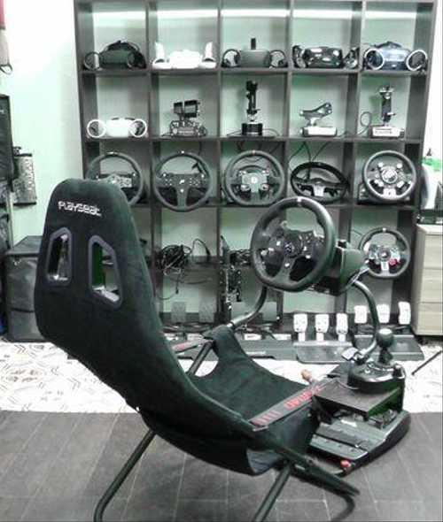 Logitech G920+кпп Кресло PlaySeat xbox PC