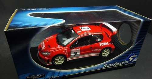 1/18 Solido Peugeot 206 WRC monte carlo 2003
