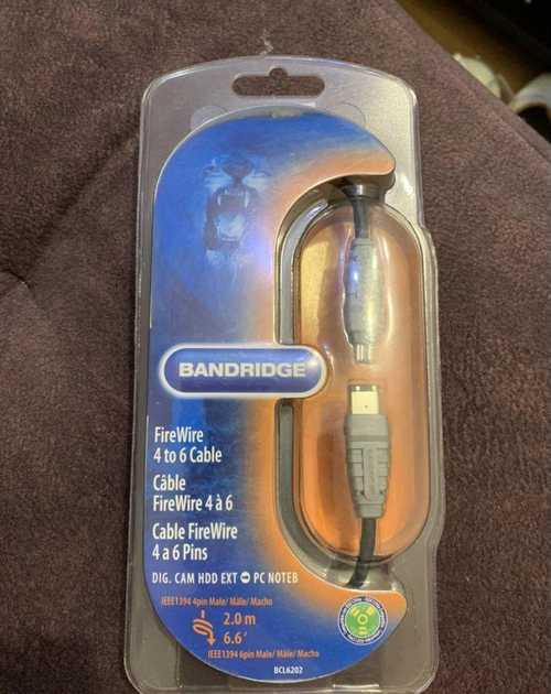 Кабель bandridge FireWire 4pin-6pin BCL6202