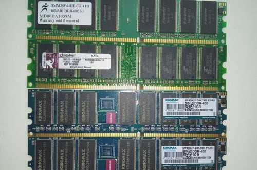 Модули памяти 1G (Гб) - DDR400 для компьютеров