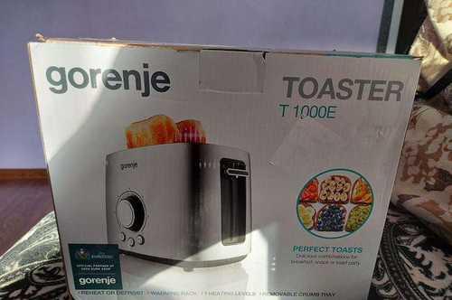 Тостер toaster gorenje t 1000e новый