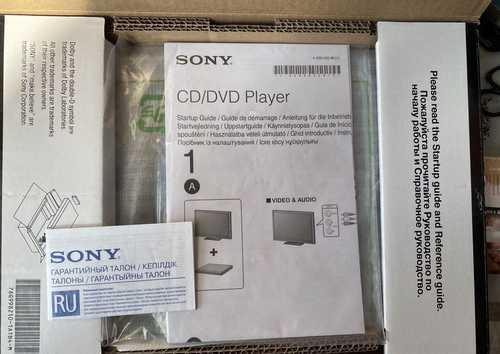 Компактный DVD-плеер с USB-портом sony DVP-SR320