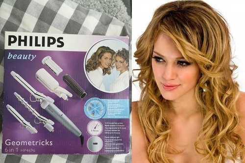 Набор для укладки волос Philips Geometricks 6в1