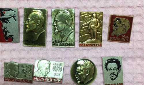 Значки советские и зарубежные политики