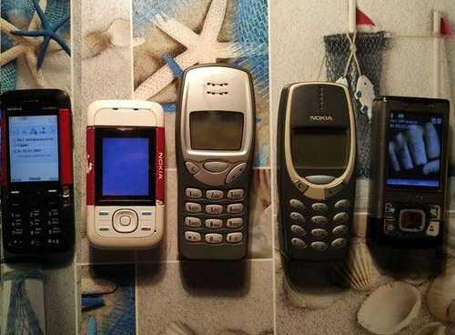 Nokia телефоны (6550-s1, 6300, 5200, 3310, 3210)