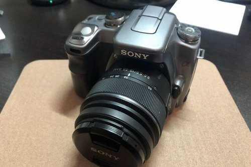 Зеркальный фотоаппарат Sony a100 kit 18-55