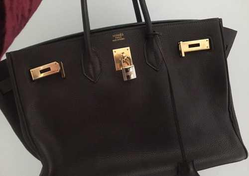 Сумка Herms Гермес Birkin оригинал, почти новая