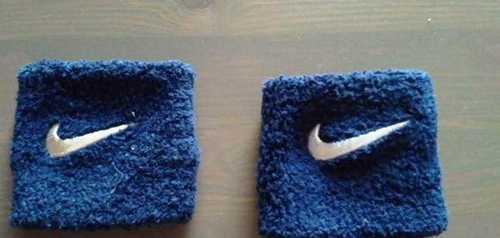 Напульсники Nike Swoosh Wistbands синие