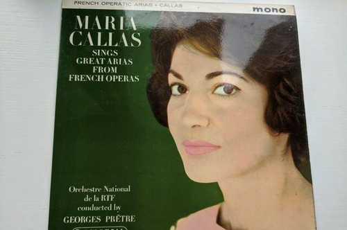 Maria Callas "Sings Great Arias" 1961 винил UK