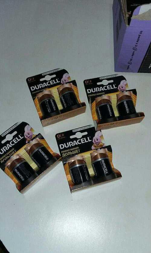Батарейки D2 Duracell