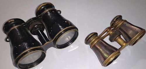 Старинные бинокли Chevalier Opticien Paris