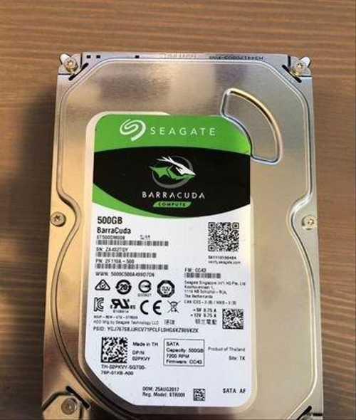 New 500. 500gb Seagate st500dm009. 3.5